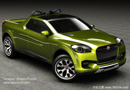 外形强悍 菲亚特250匹概念皮卡Sentiero_卡车之家