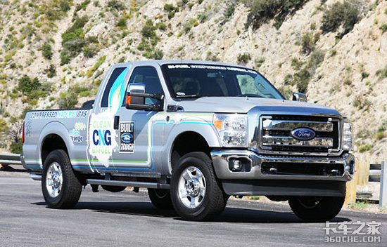 CNG皮卡试驾 美国福特F250SD双燃料皮卡_F-250_皮卡_卡车之家